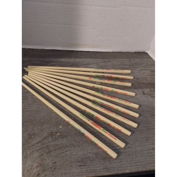 Dining | Chop Sticks Lot Of 1 Decorated Peacock Signed Bakelite ...